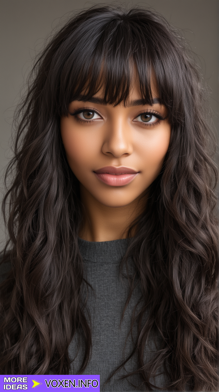 23 Stunning Wavy Hair with Bangs: Styles for Every Face Shape