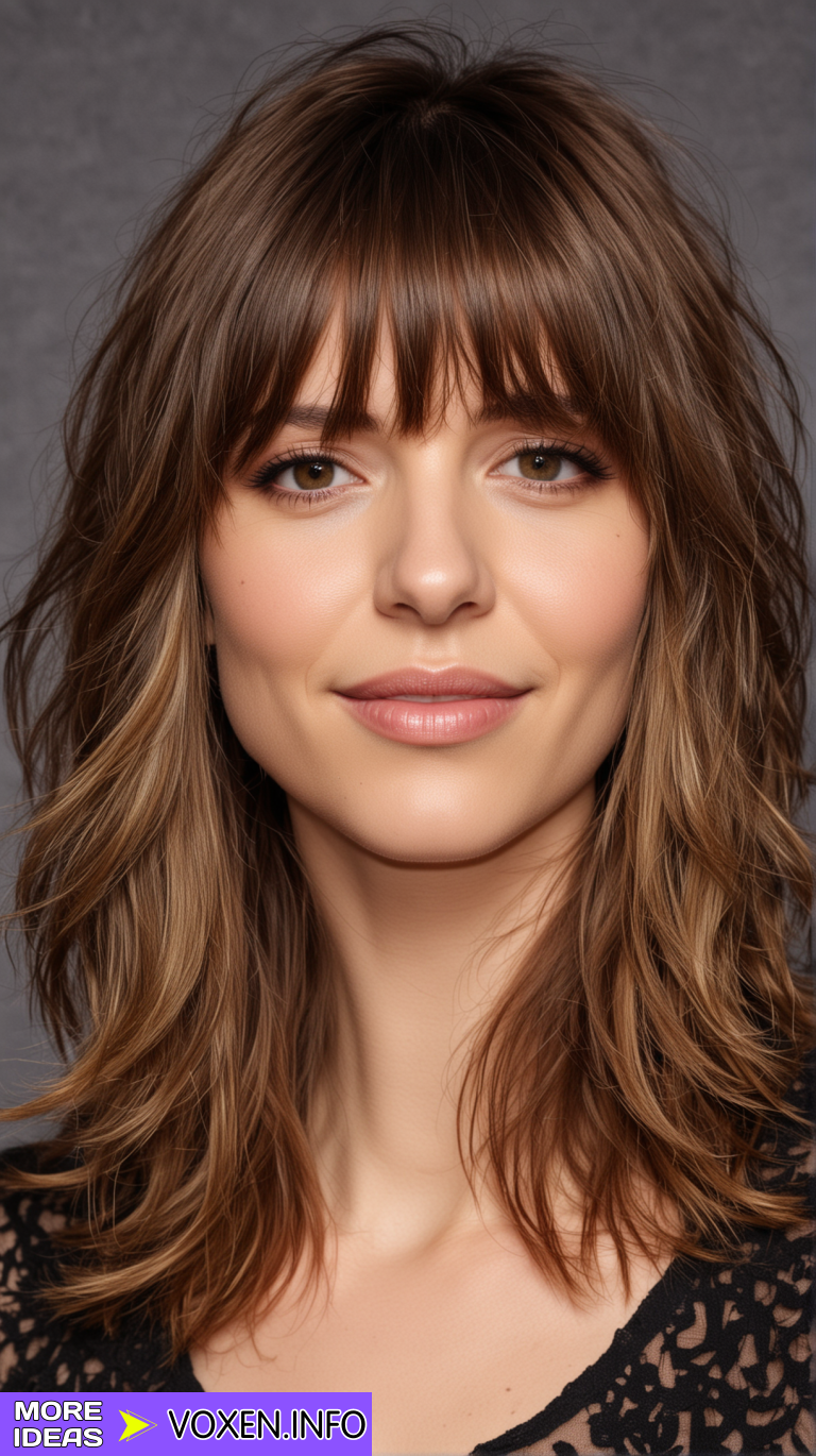 22 Wispy Curtain Bangs: Styles for Long Hair, Round, Oval & Square Faces