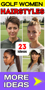 23 Top Women's Golf Hairstyles: Visor Looks, Updos, & Buzz Cuts