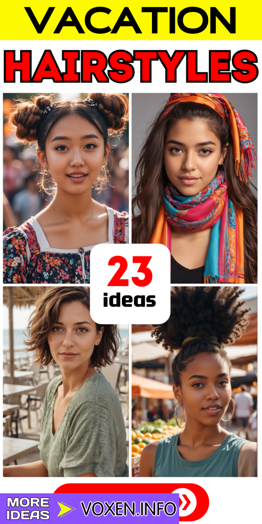 23 Stylish Vacation Hairstyles for Every Traveler: Curly, Braids, & More