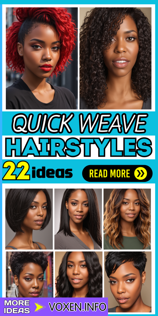 22 Explore Top Quick Weave Hairstyles: Natural, Lob, and Edgy Undercuts