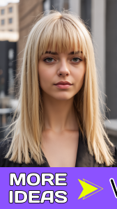 21 Transform Your Look with Blunt Hair Bangs: Styles for Lobs, Angled ...