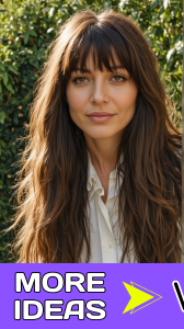 22 Stylish Long Layered Hair with Bangs: Perfect for All Ages and Faces