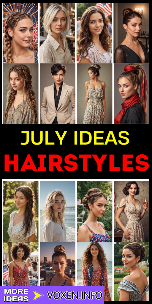 23 Stunning Fourth of July Hairstyles: Curly Afro, Vintage Waves ...