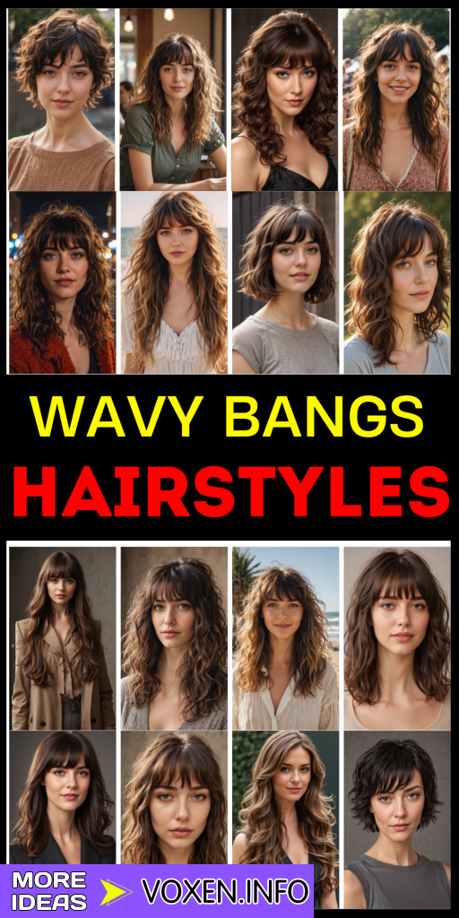 23 Stunning Wavy Hair with Bangs: Styles for Every Face Shape