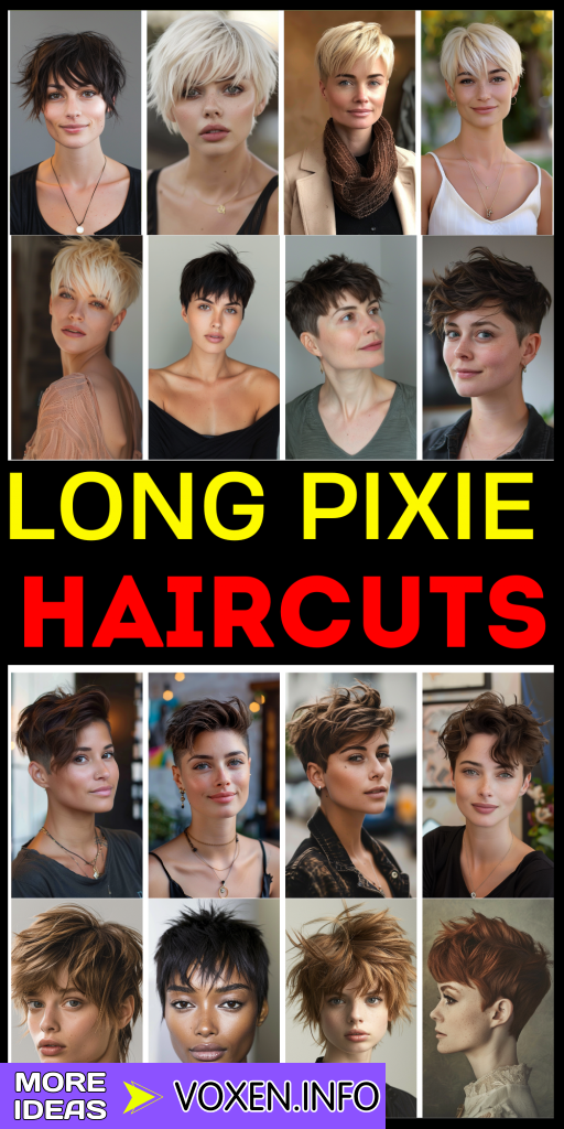 23 Chic Long Bangs Pixie Haircuts: Futuristic, Tapered, and Romantic ...