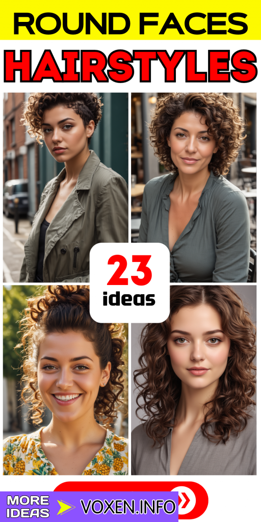 23 Chic Short Curly Weave Hairstyles for Round Faces with Double Chin