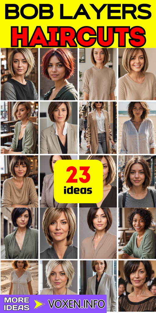 23 Discover the Best Bob Haircut with Layers: Styles for All Hair Types ...