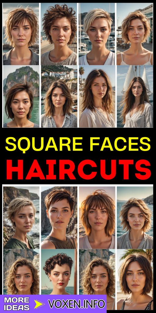 23 Best Haircuts for Square Faces: Top Styles for Women