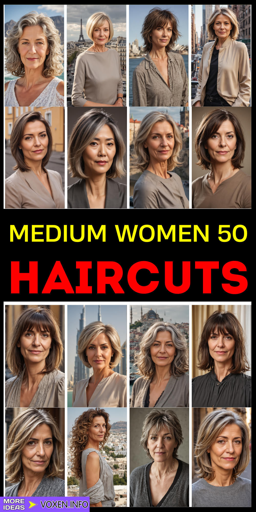 23 Top Medium Haircuts for Women Over 50