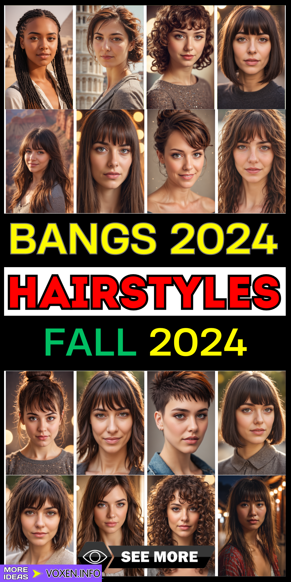 23 Trendy Fall Hairstyles with Bangs 2024: Perfect Cuts for All Hair ...