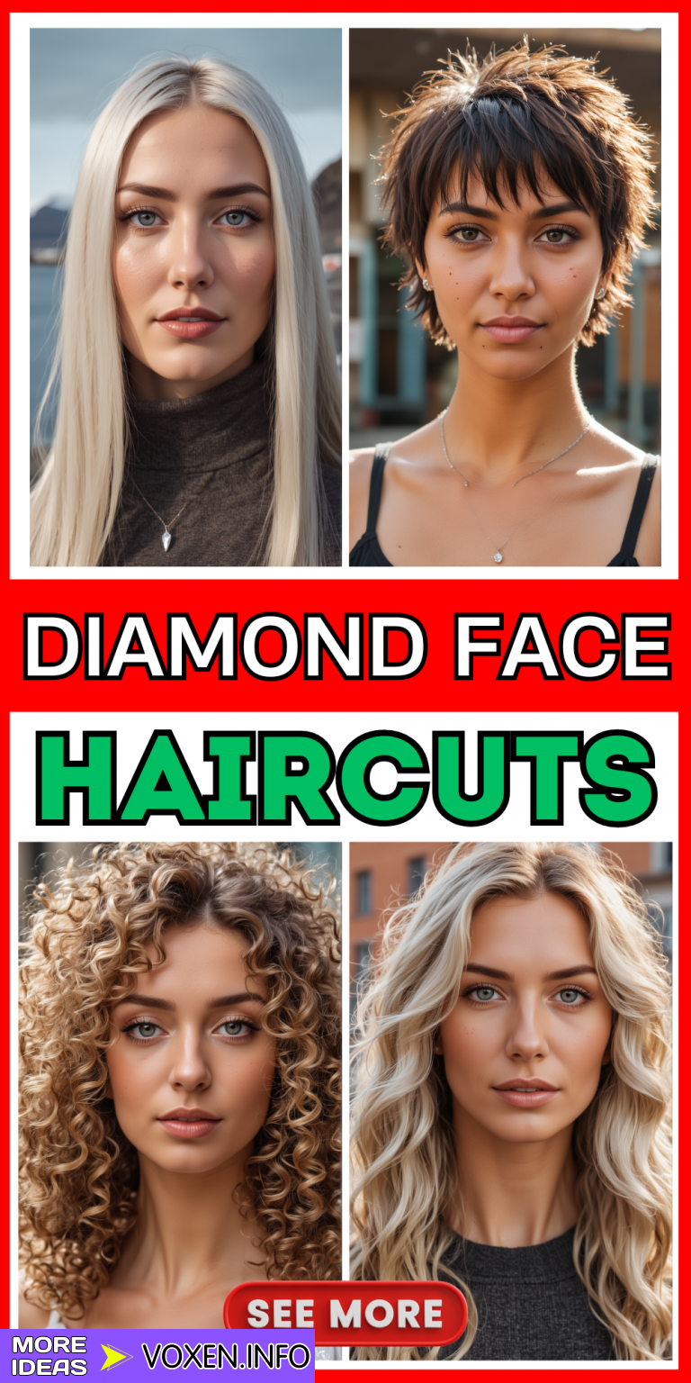 23 Best Haircuts for Diamond Face Shapes: Expert Guide
