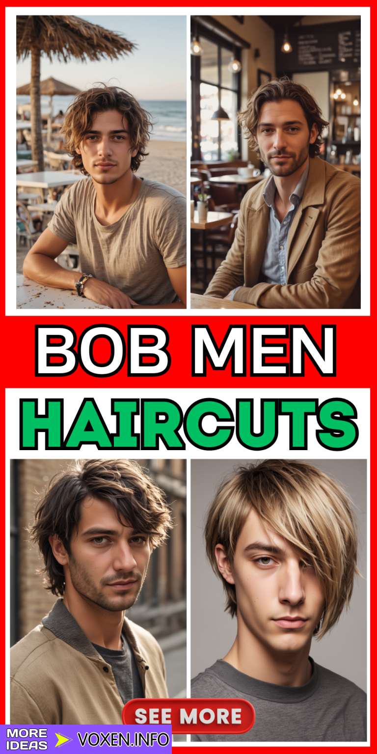 22 Explore the Best Bob Haircut Styles for Men in 2024 - Trendy and ...