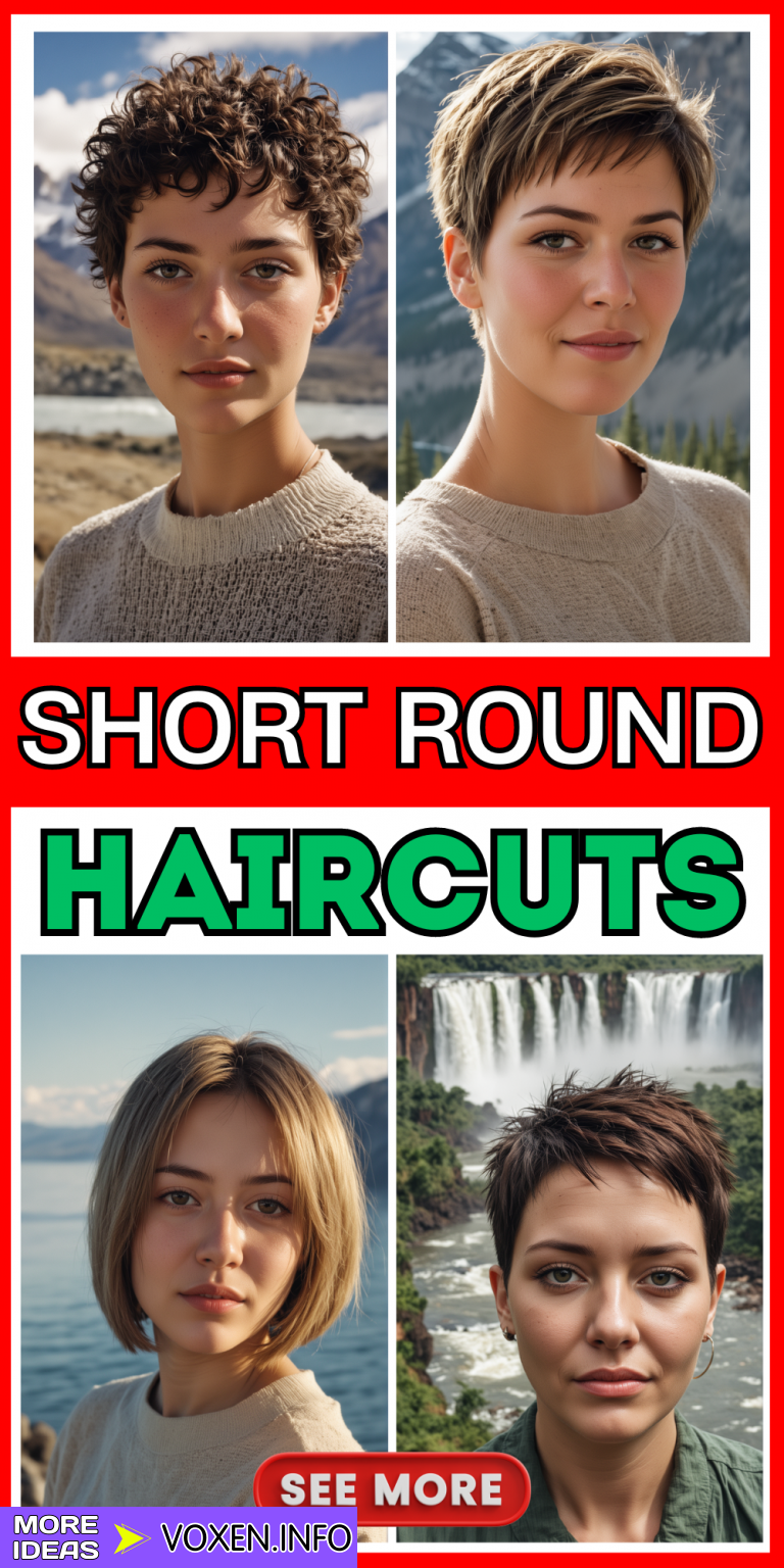 23 Best Short Haircuts for Round Faces: Top 23 Styles for 2024