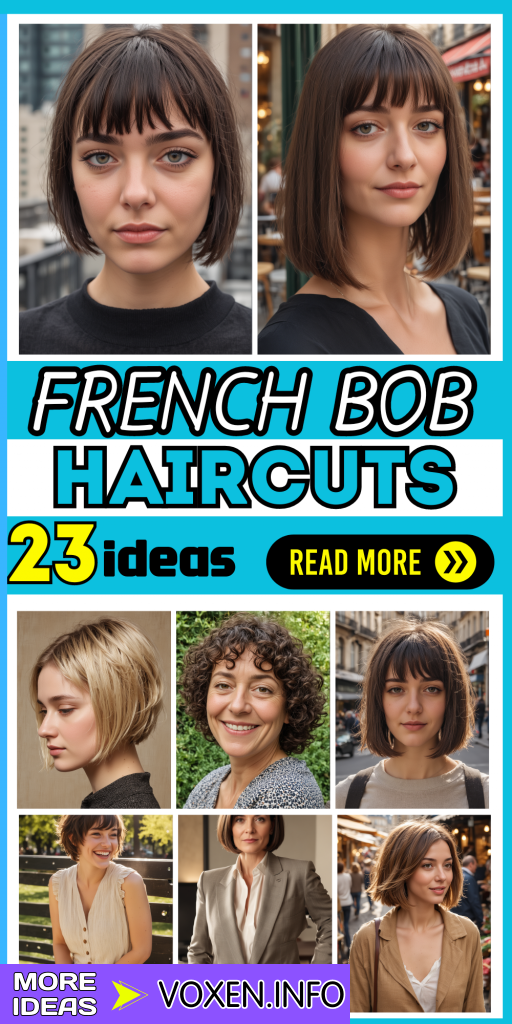 23 Chic French Bob Haircuts: Styles with Shaved Details & Accessories