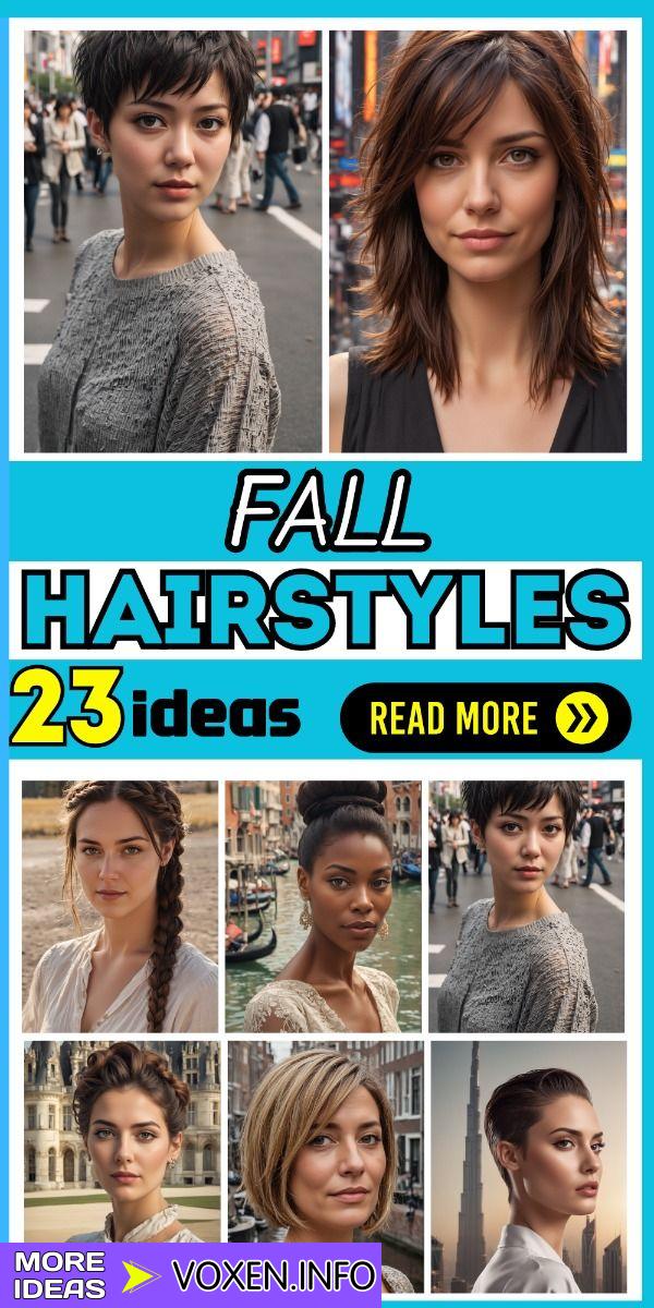 Autumn Hairstyles 2024 🍁 | Ideas for Long, Medium and Short Hair | For ...
