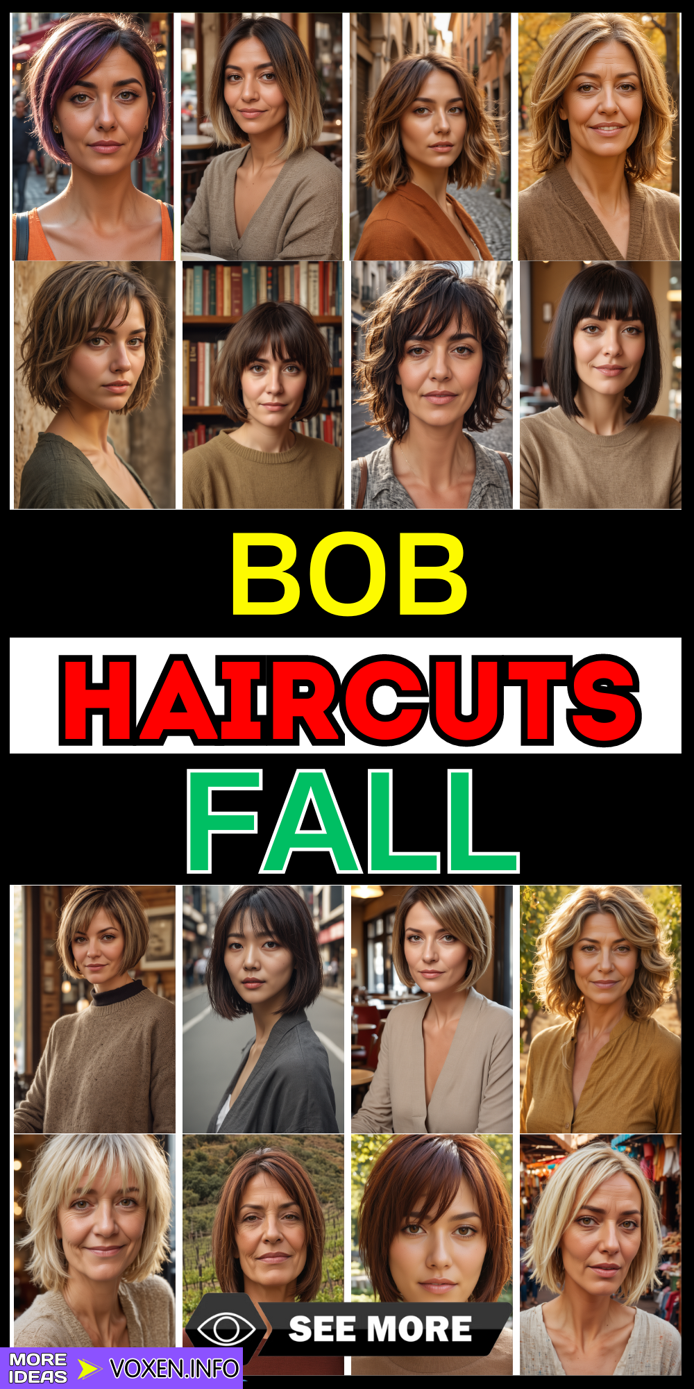 23 Top Fall Bob Haircuts 2024: Balayage, Ombre & Undercut Styles ...