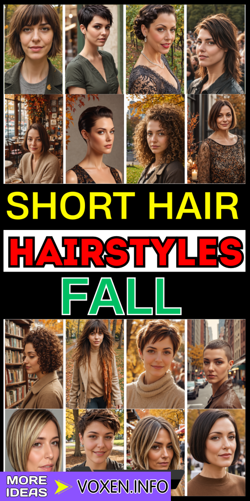 23 Top Fall Hairstyles for Short Hair 2024: Trendy Cuts for a Fresh ...