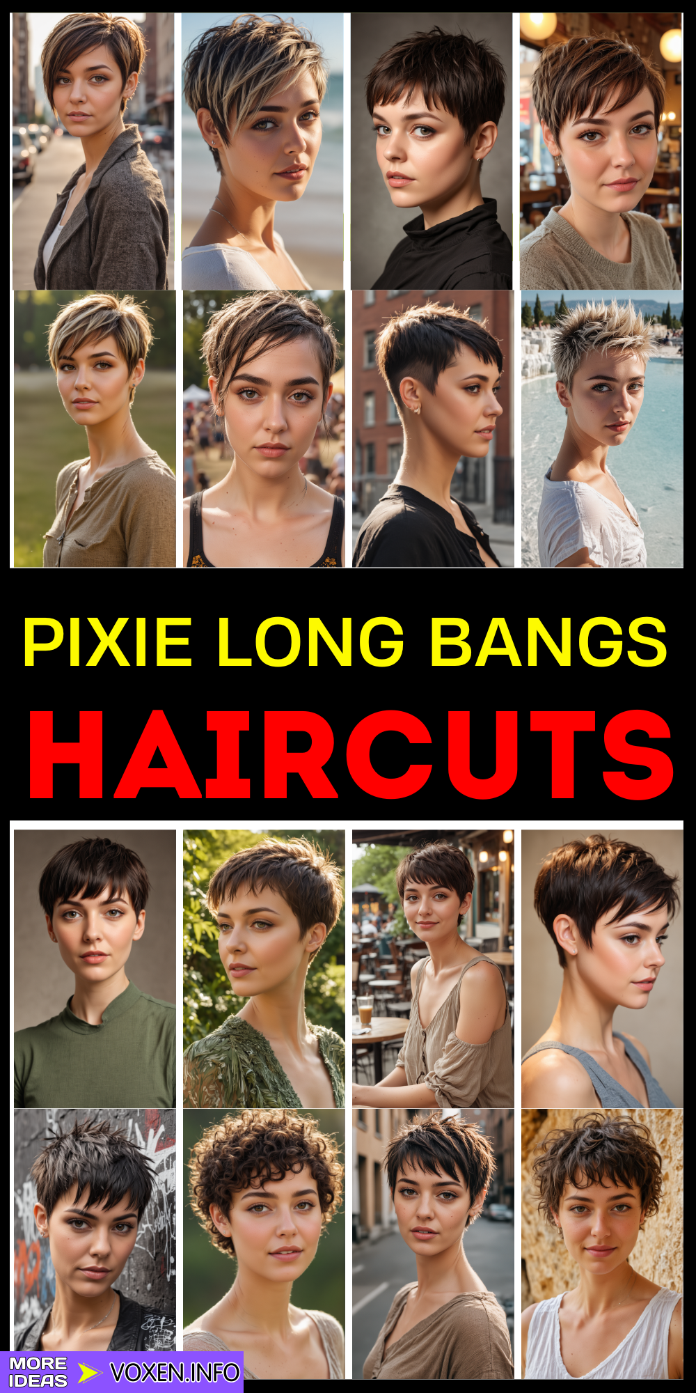 23 Chic Pixie Haircuts with Long Bangs – 23 Modern Styles