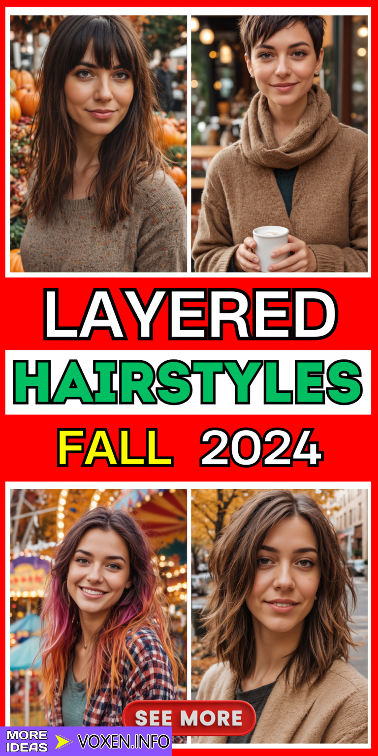 23 Top Layered Fall Hairstyles for 2024: Trendy Looks to Try