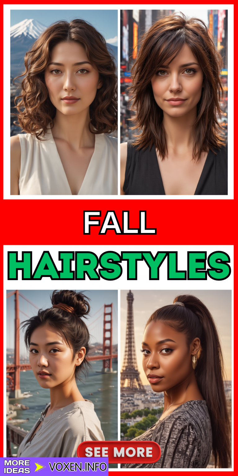 Autumn Hairstyles 2024 🍁 | Ideas for Long, Medium and Short Hair | For ...