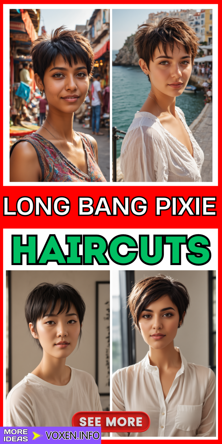 23 Stunning Long Bang Pixie Haircuts to Transform Your Look