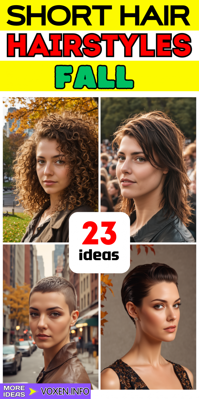 23 Top Fall Hairstyles for Short Hair 2024: Trendy Cuts for a Fresh ...