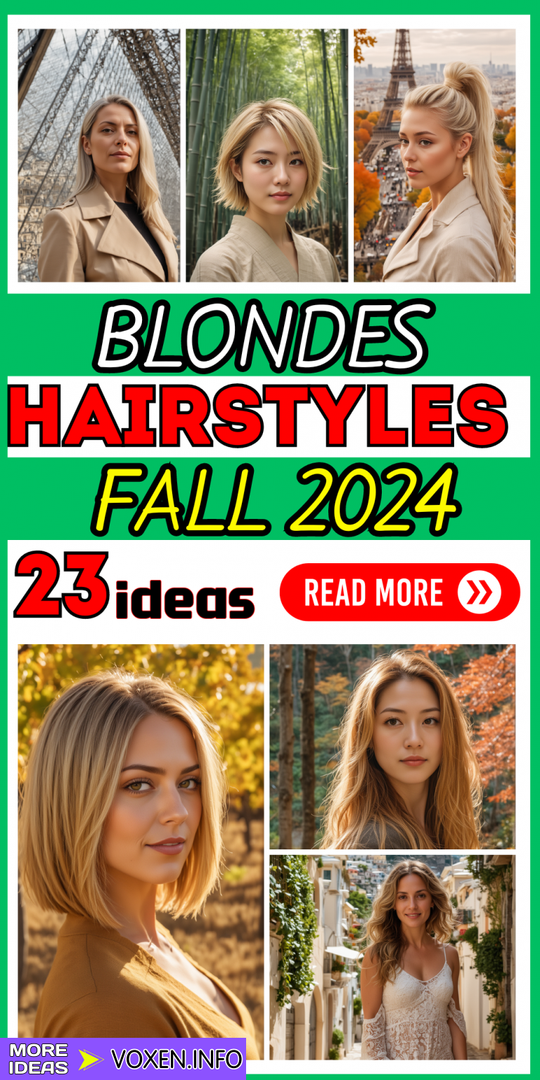 23 Trendy Fall Hairstyles for Blondes 2024 – Get Inspired!