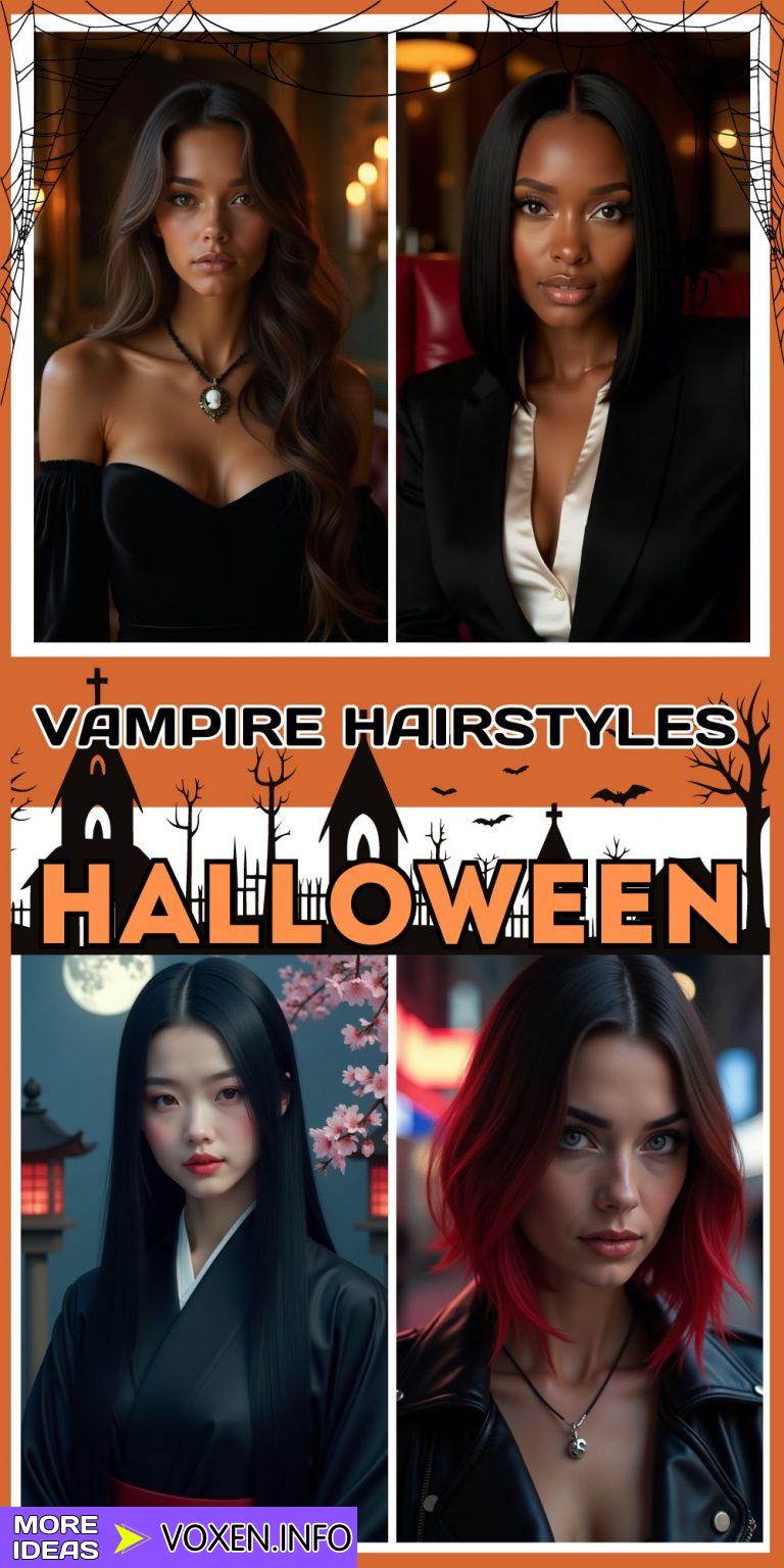 23 Mesmerizing Vampire Hairstyles for a Dark, Elegant Look