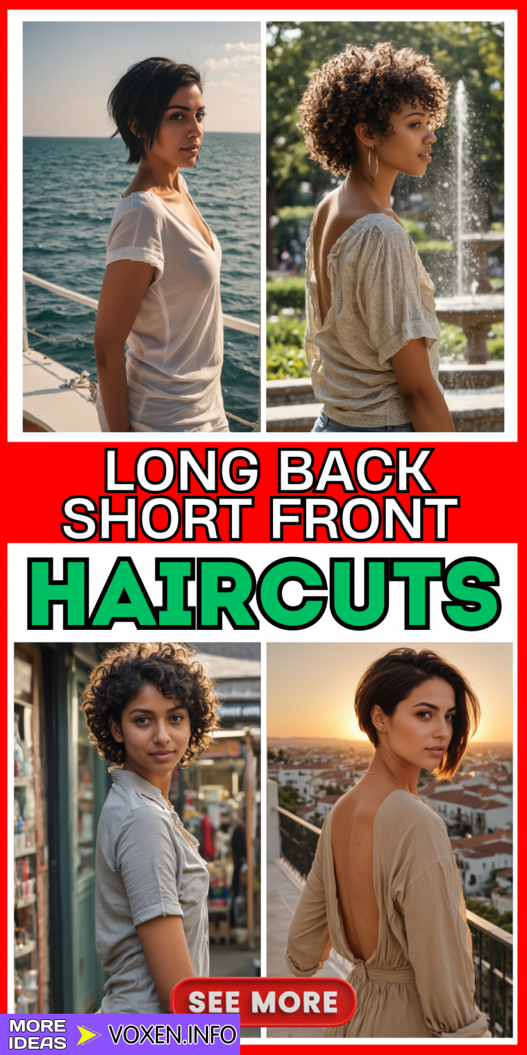23 Discover the Trendy Long Back Short Front Haircut for Women