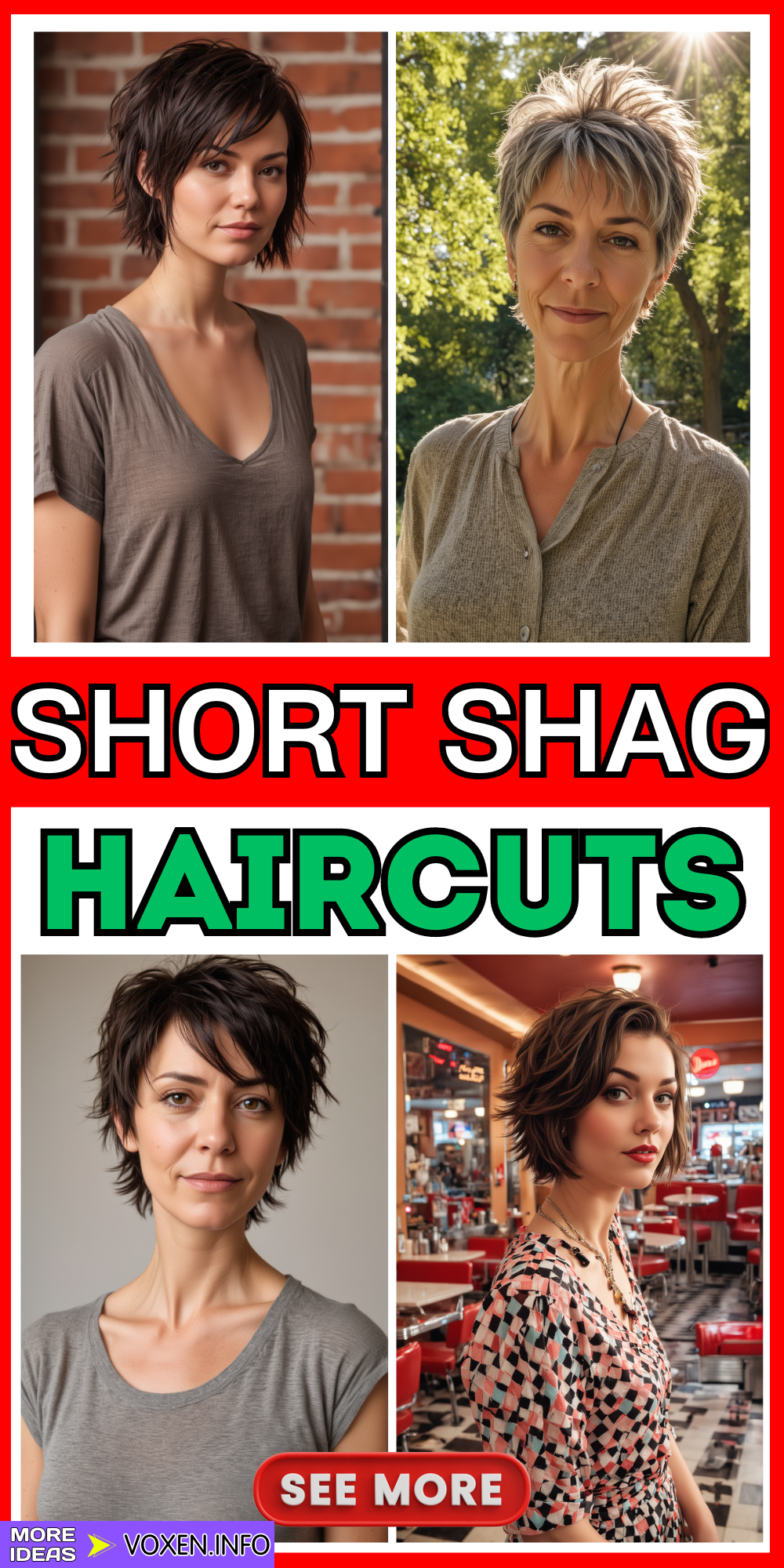 23 Trendy Short Shag Haircuts for 2024: Fine, Thick, Curly Hair & More ...