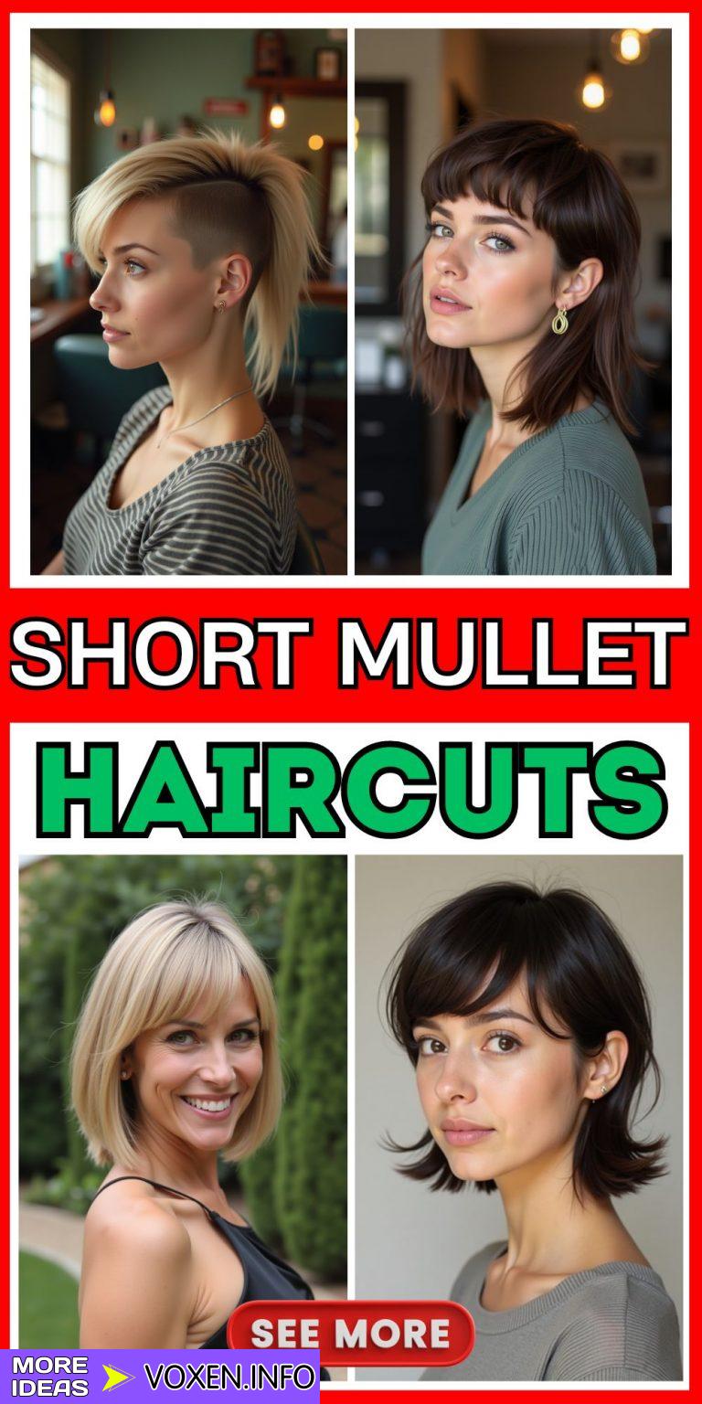 21 Top Short Mullet Haircuts: From Classic to Modern Styles for All ...