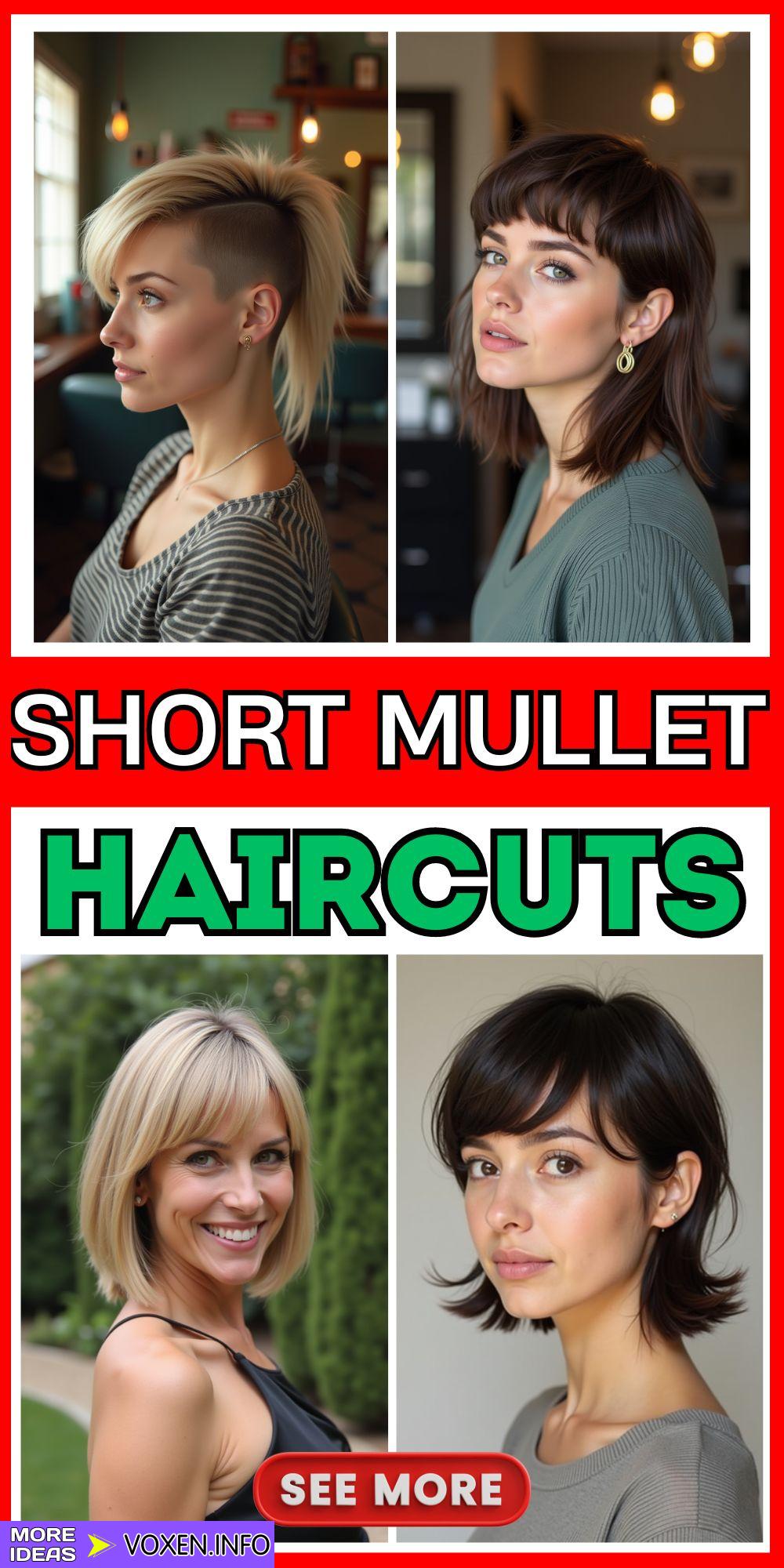 21 Top Short Mullet Haircuts: From Classic to Modern Styles for All ...