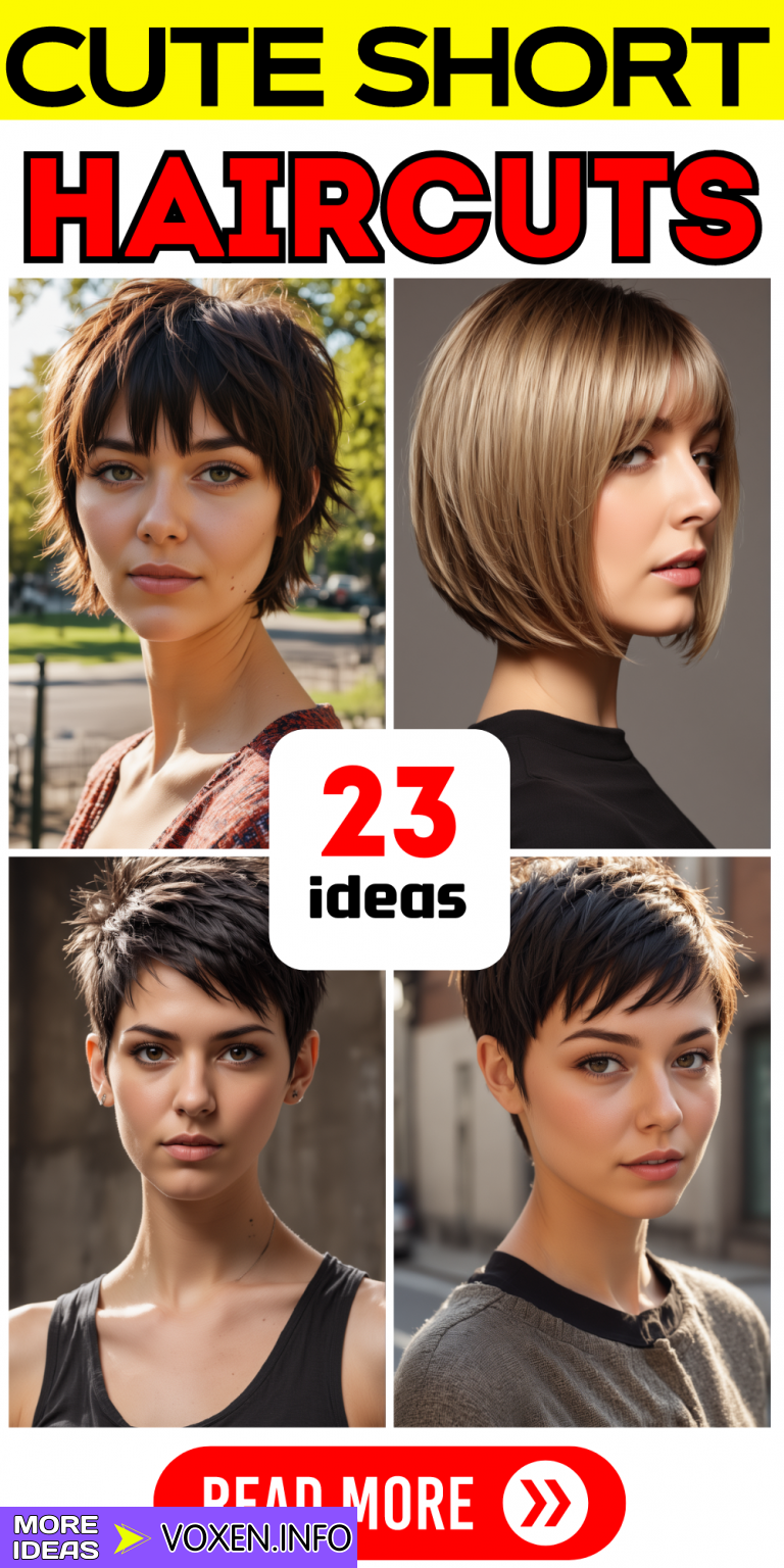 21 Top Cute Short Haircuts for Women: Disconnected Pixie, Angled Bob ...