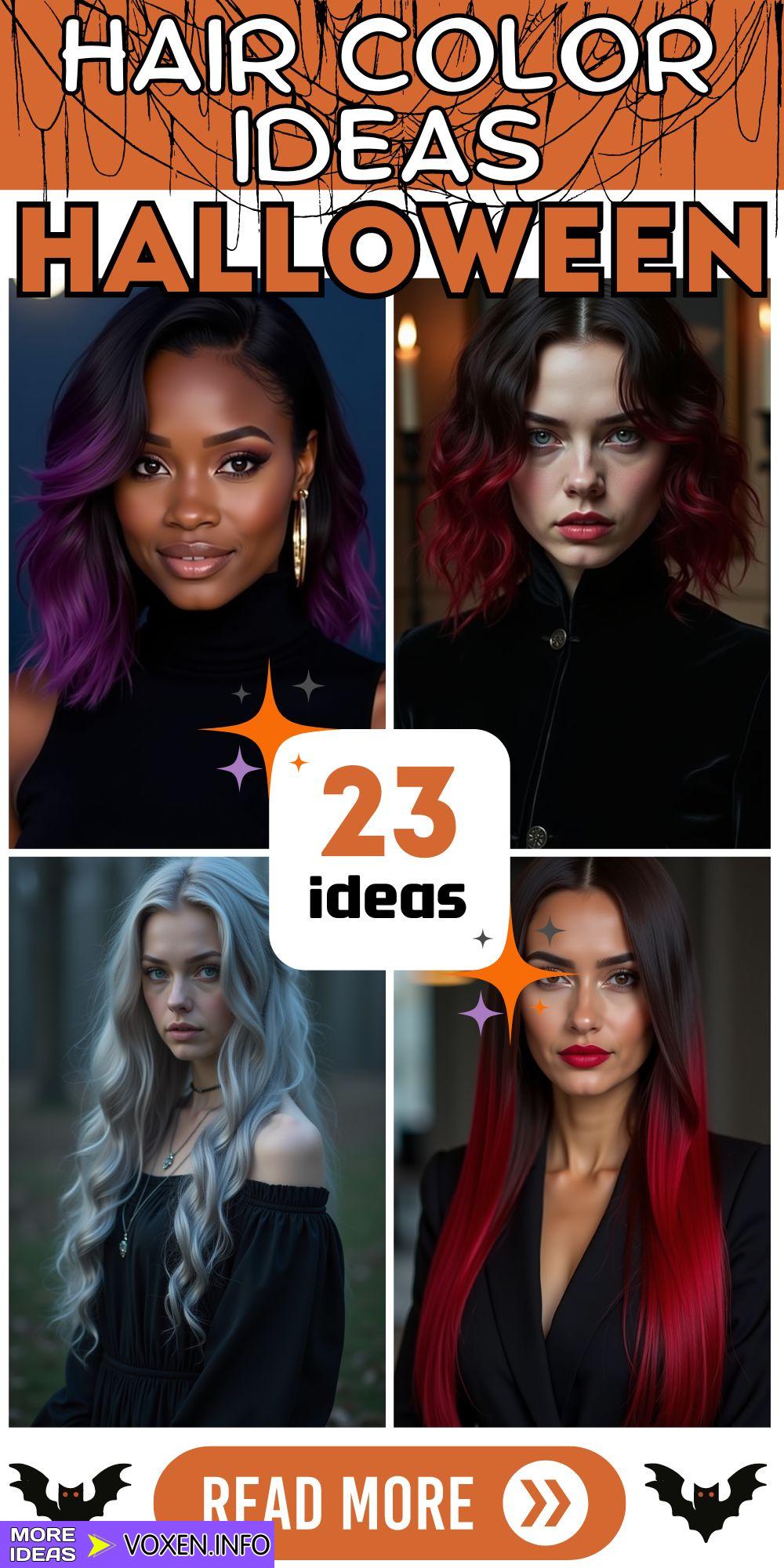 23 Spooky Halloween Hair Color Ideas for Every Style