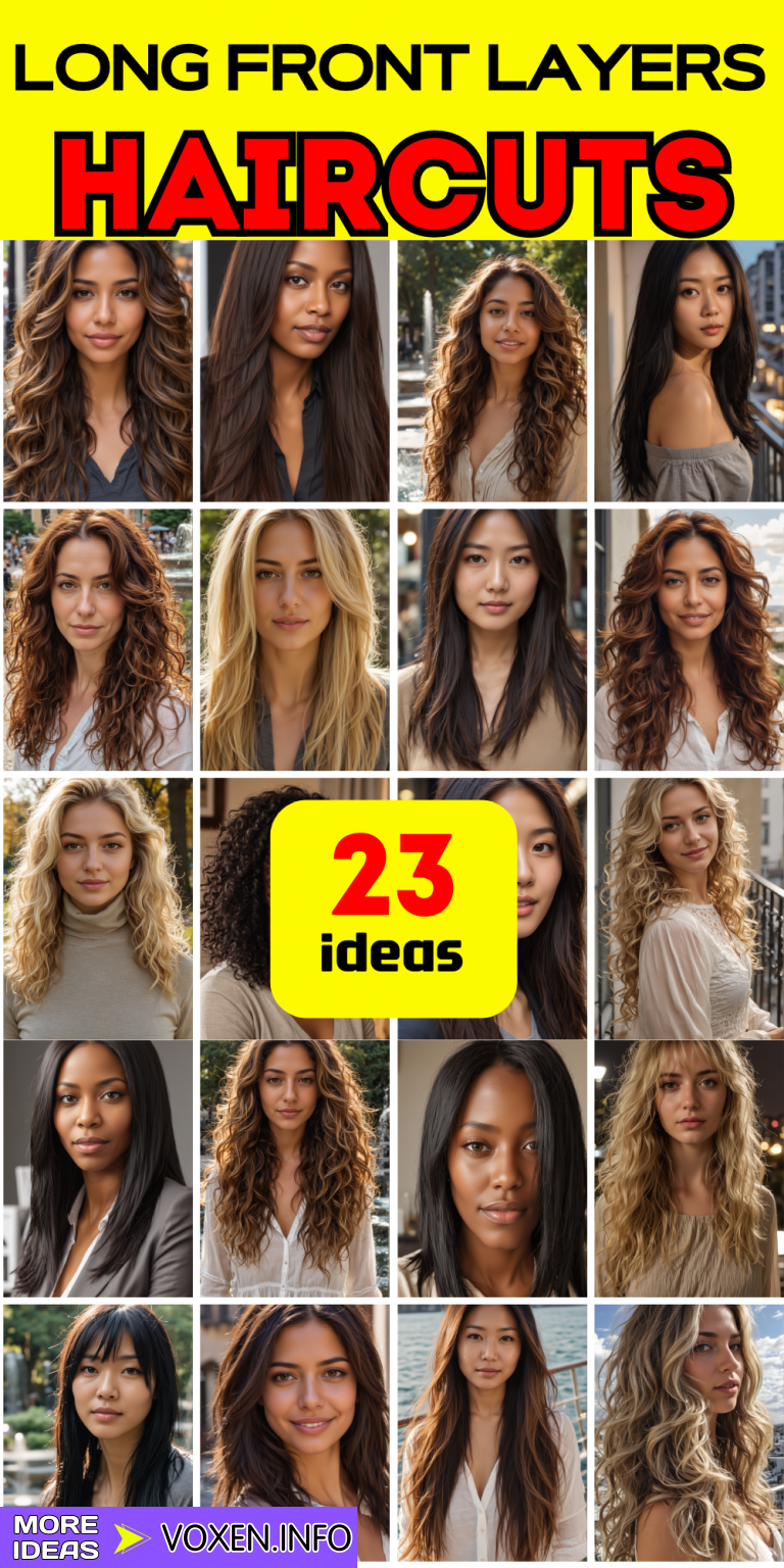 22 Transform Your Look: 22 Long Front Layers Haircuts for All Hair Types