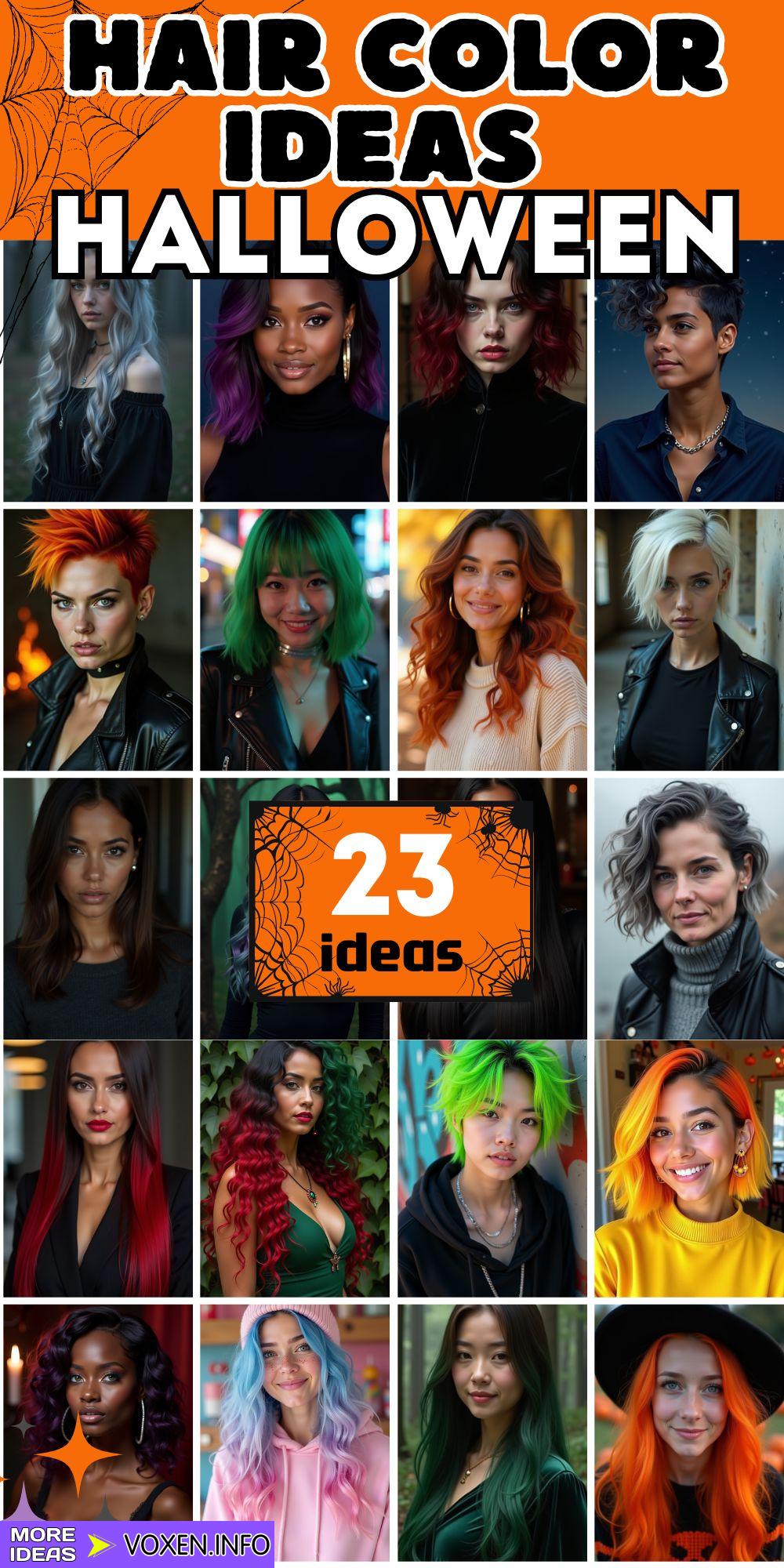23 Spooky Halloween Hair Color Ideas for Every Style