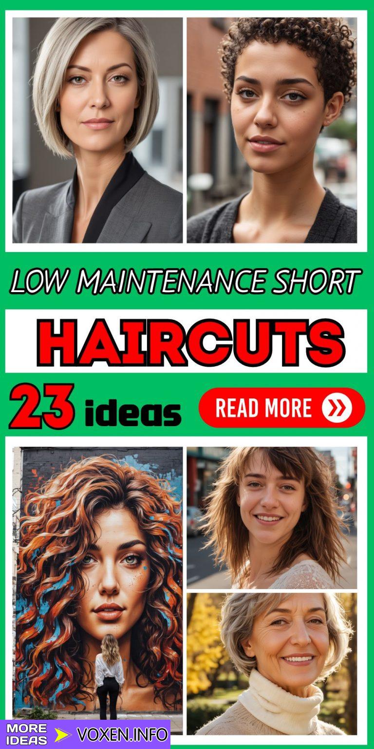 23 Effortless Style: Top Low Maintenance Short Haircuts for Busy Lifestyles