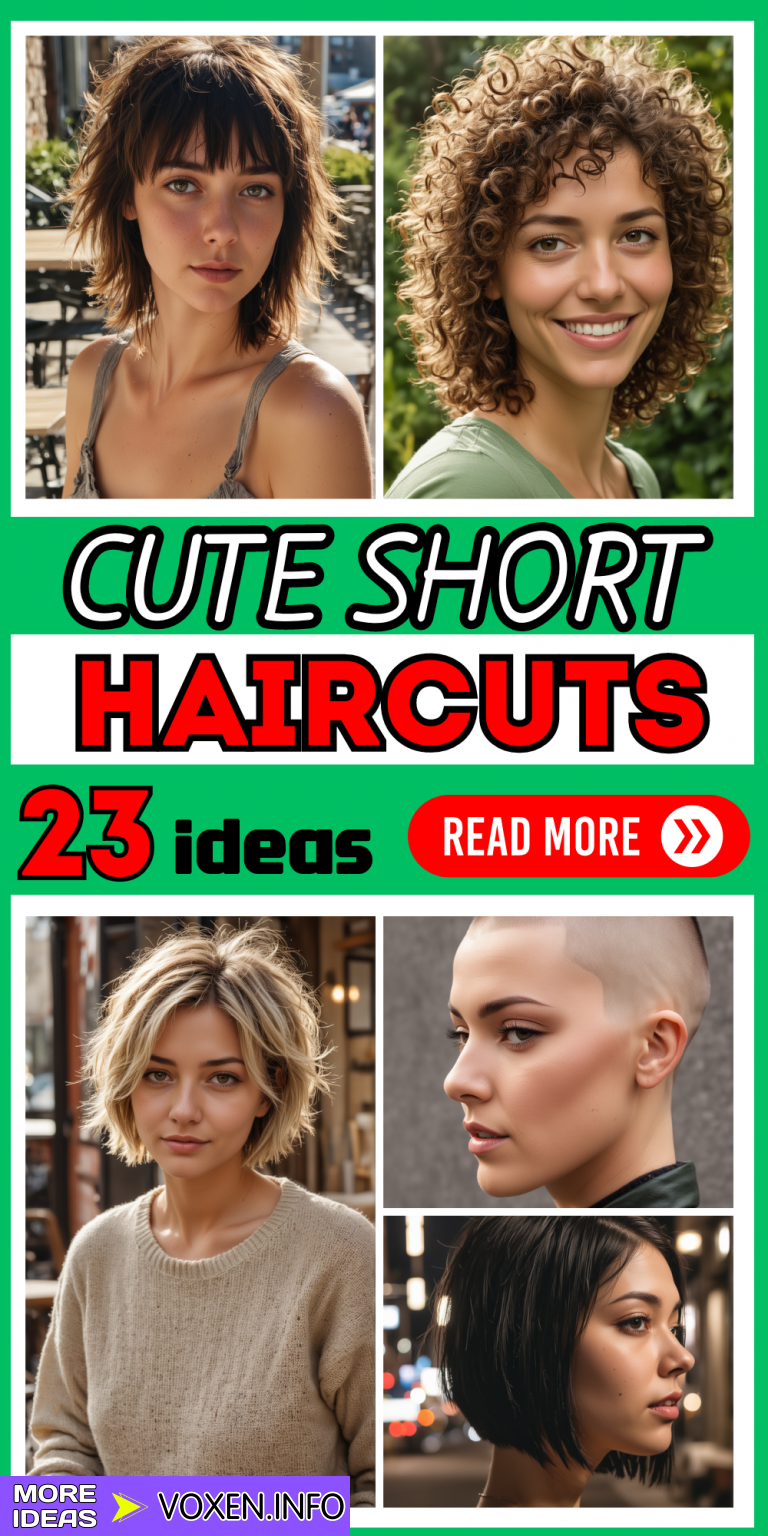 21 Top Cute Short Haircuts for Women: Disconnected Pixie, Angled Bob ...
