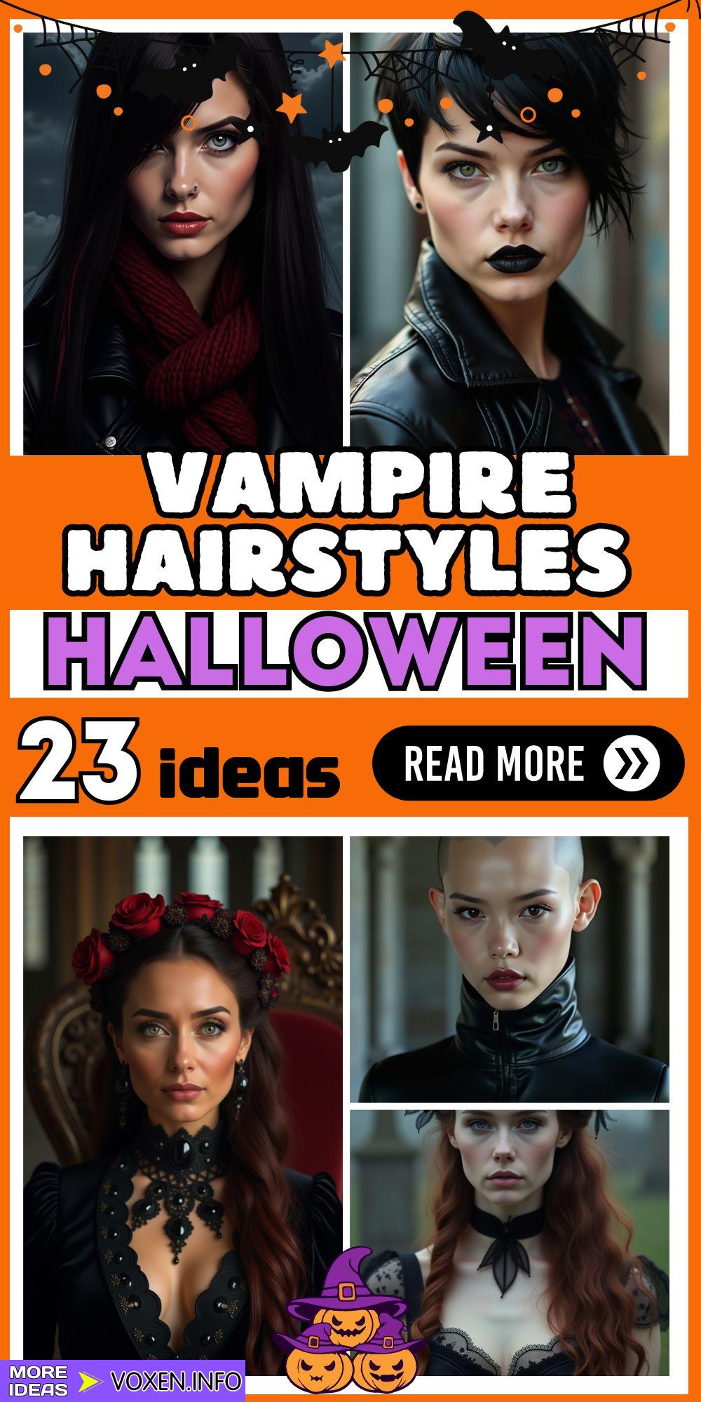 23 Mesmerizing Vampire Hairstyles for a Dark, Elegant Look