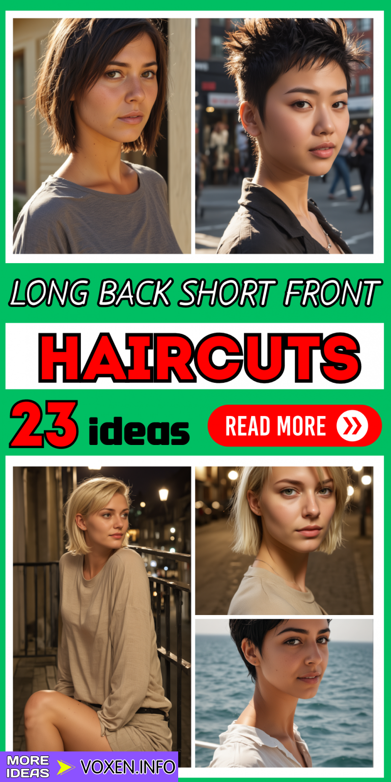 23 Discover the Trendy Long Back Short Front Haircut for Women