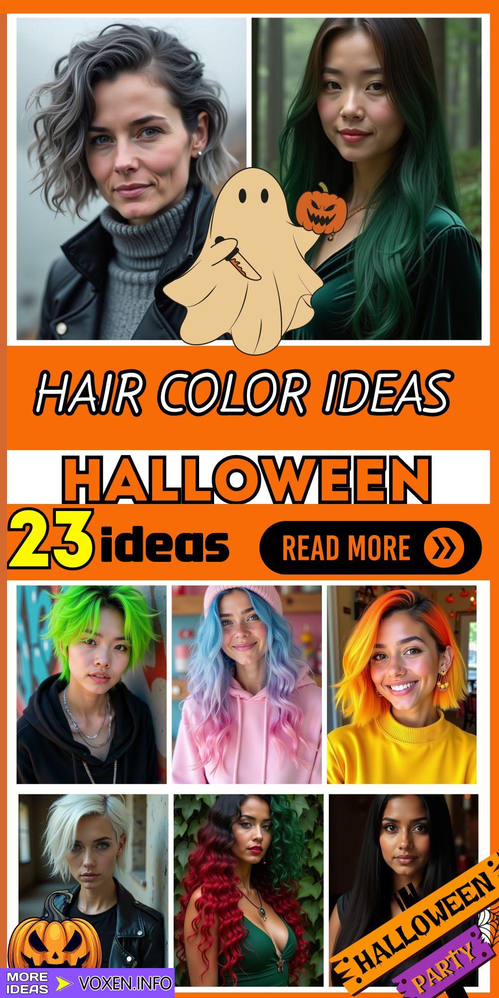 23 Spooky Halloween Hair Color Ideas for Every Style