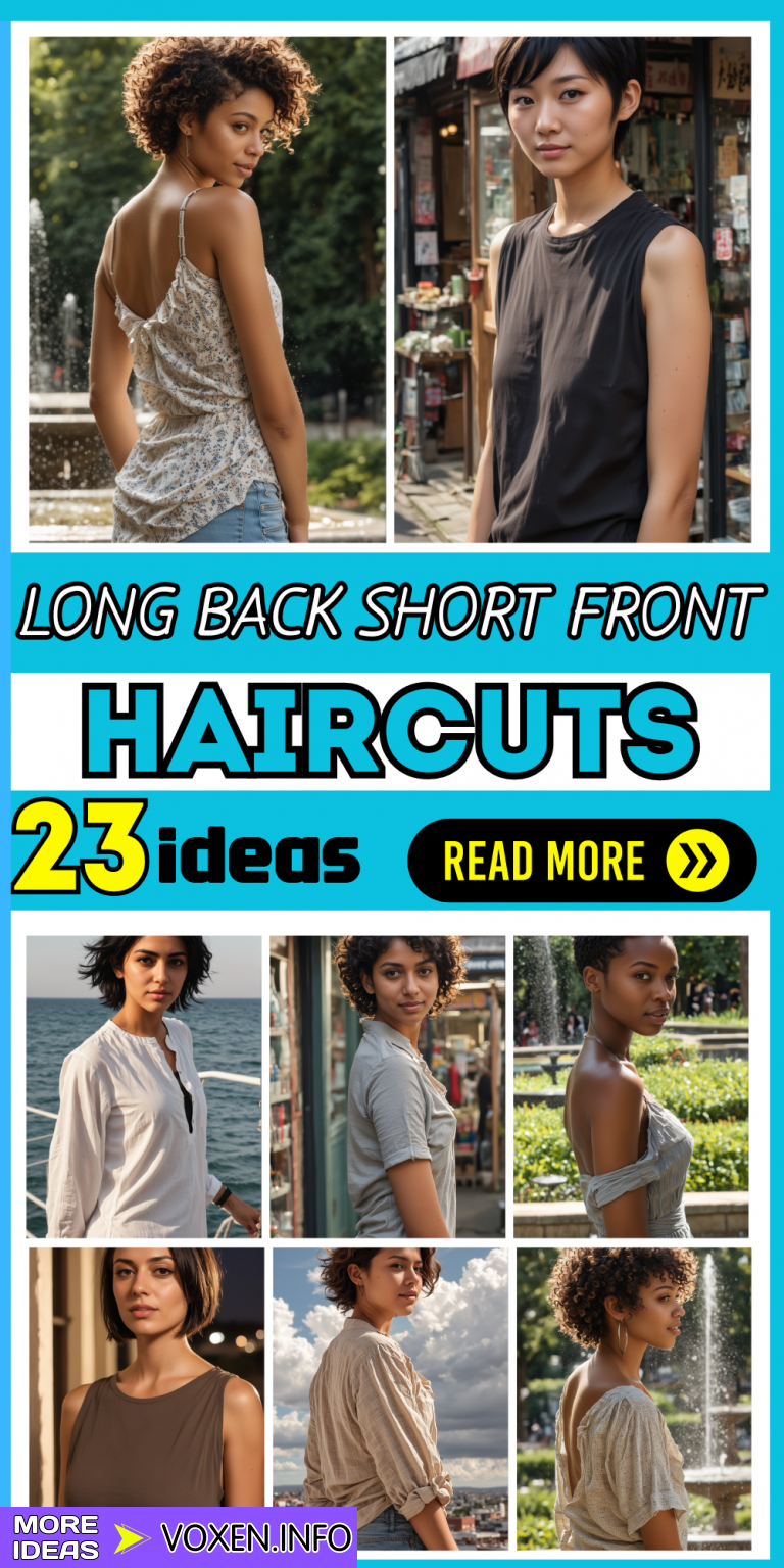 23 Discover the Trendy Long Back Short Front Haircut for Women