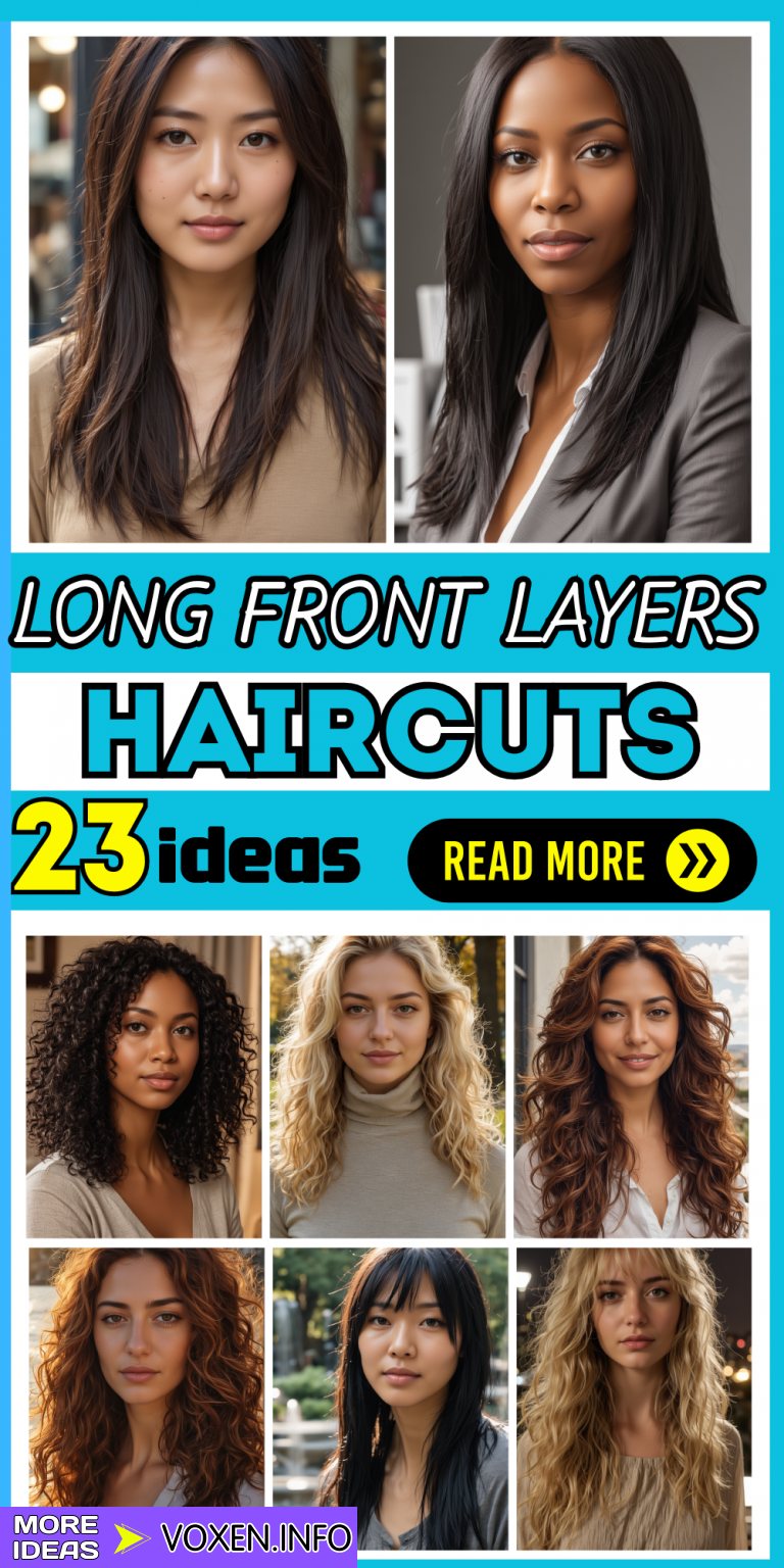 22 Transform Your Look: 22 Long Front Layers Haircuts for All Hair Types