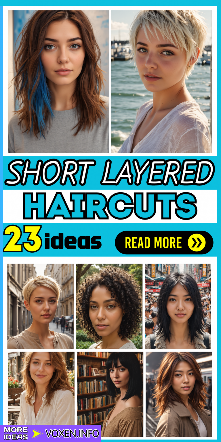 23 Top Short Layered Haircuts for 2024: Stylish Looks for Every Hair Type