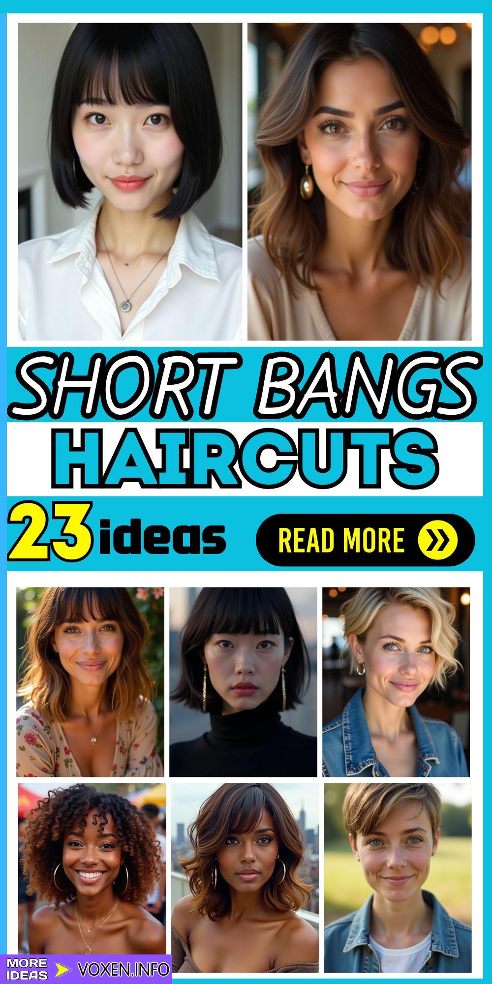 23 Trendy Short Haircuts with Bangs for Women: Discover Your Perfect ...