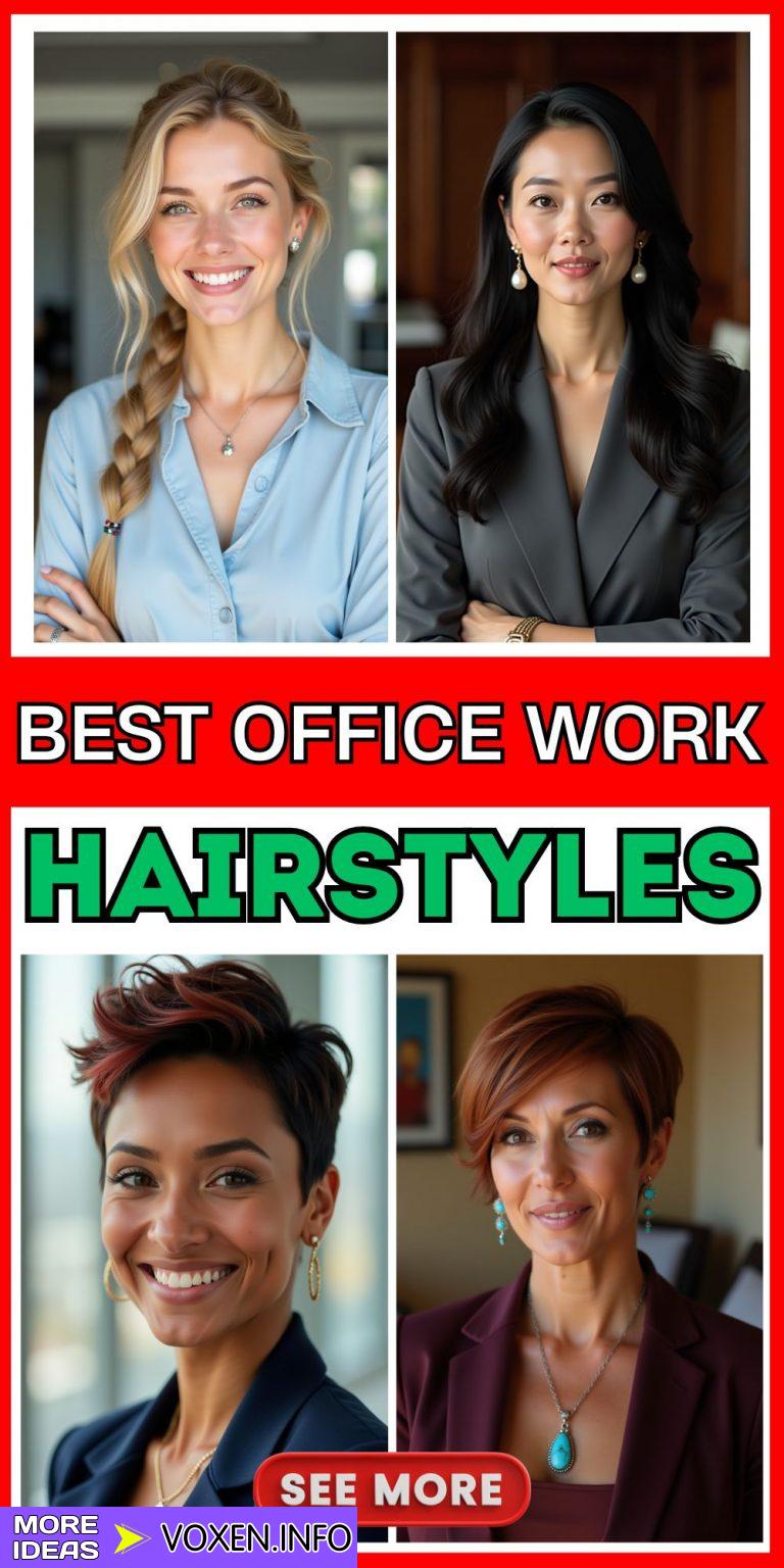 23 Classy Hairstyles Perfect for Office Work