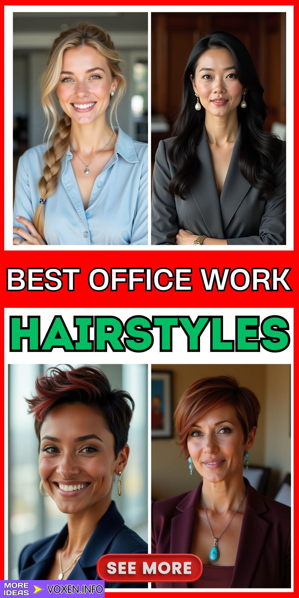 23 Classy Hairstyles Perfect for Office Work