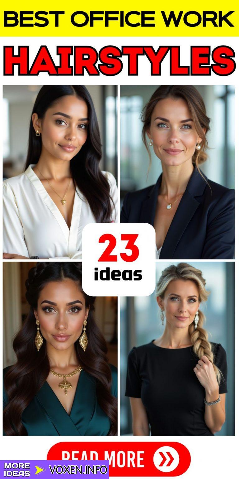 23 Classy Hairstyles Perfect for Office Work