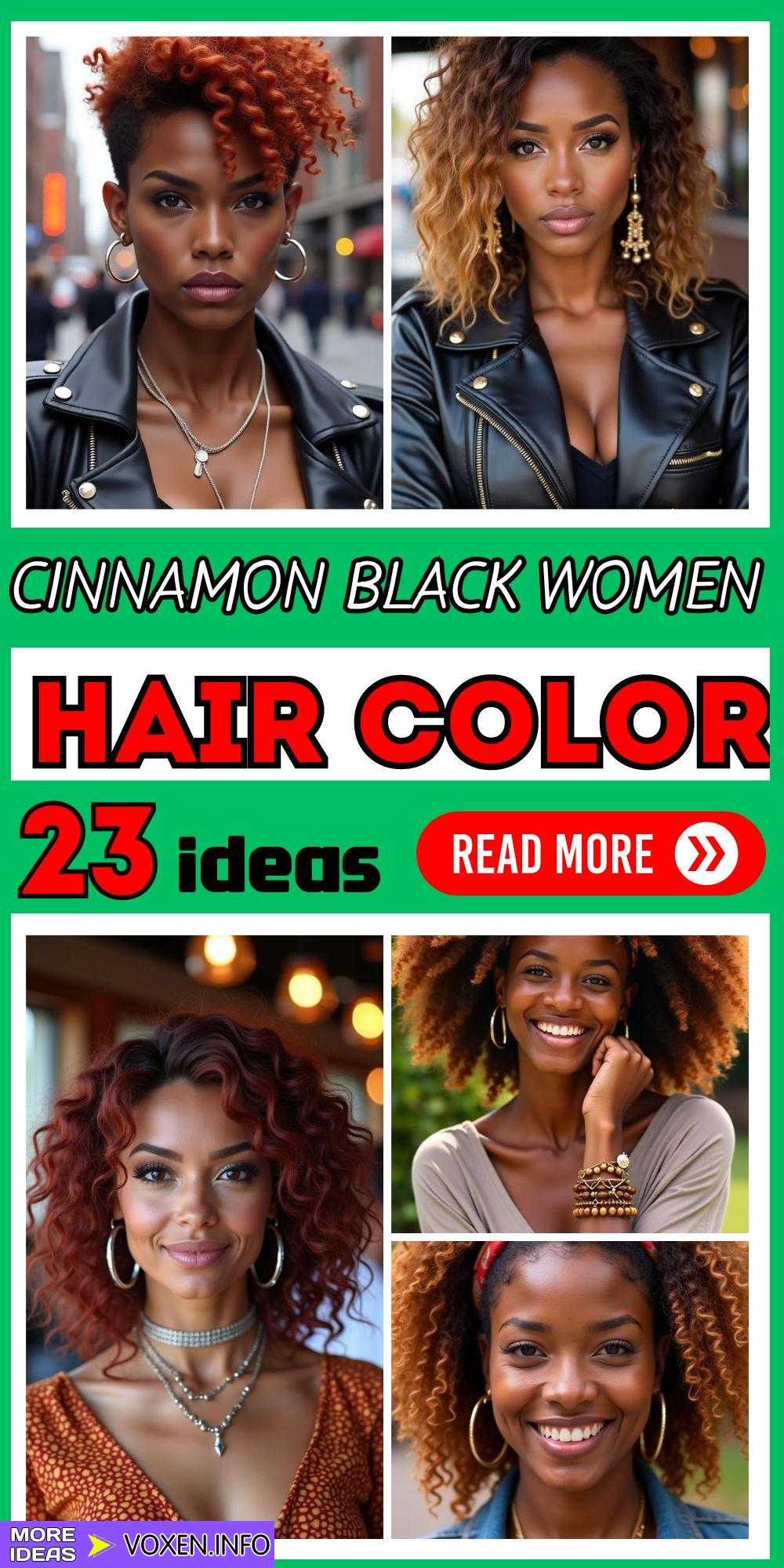 23 Warm Cinnamon Hair Color Ideas for Black Women: From Pixie Cuts to ...